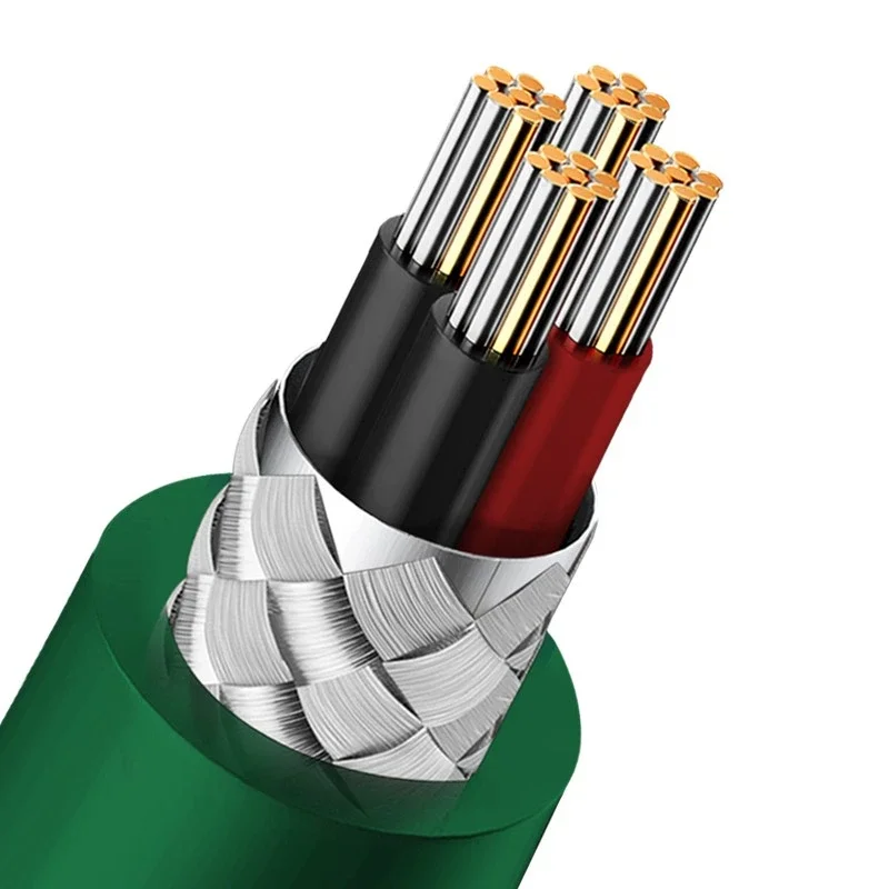 McIntosh Bulk Audio Cable 4 Core Shielded Silver Copper RCA Signal Line ...