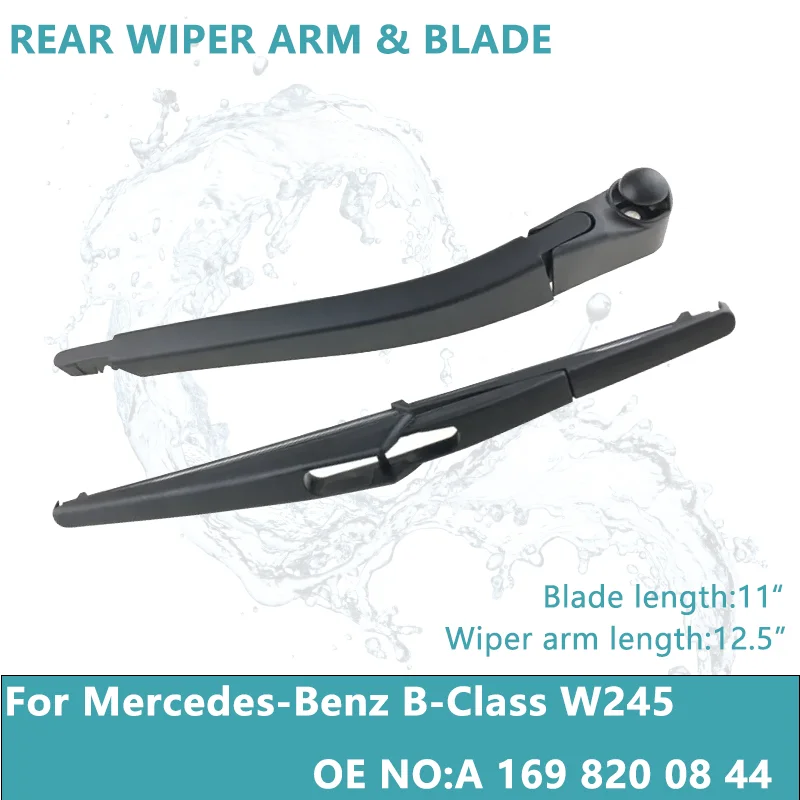 12-Rear-Windshield-Windscreen-Washer-Wiper-Blade-Arm-Set-For-Mercedes ...