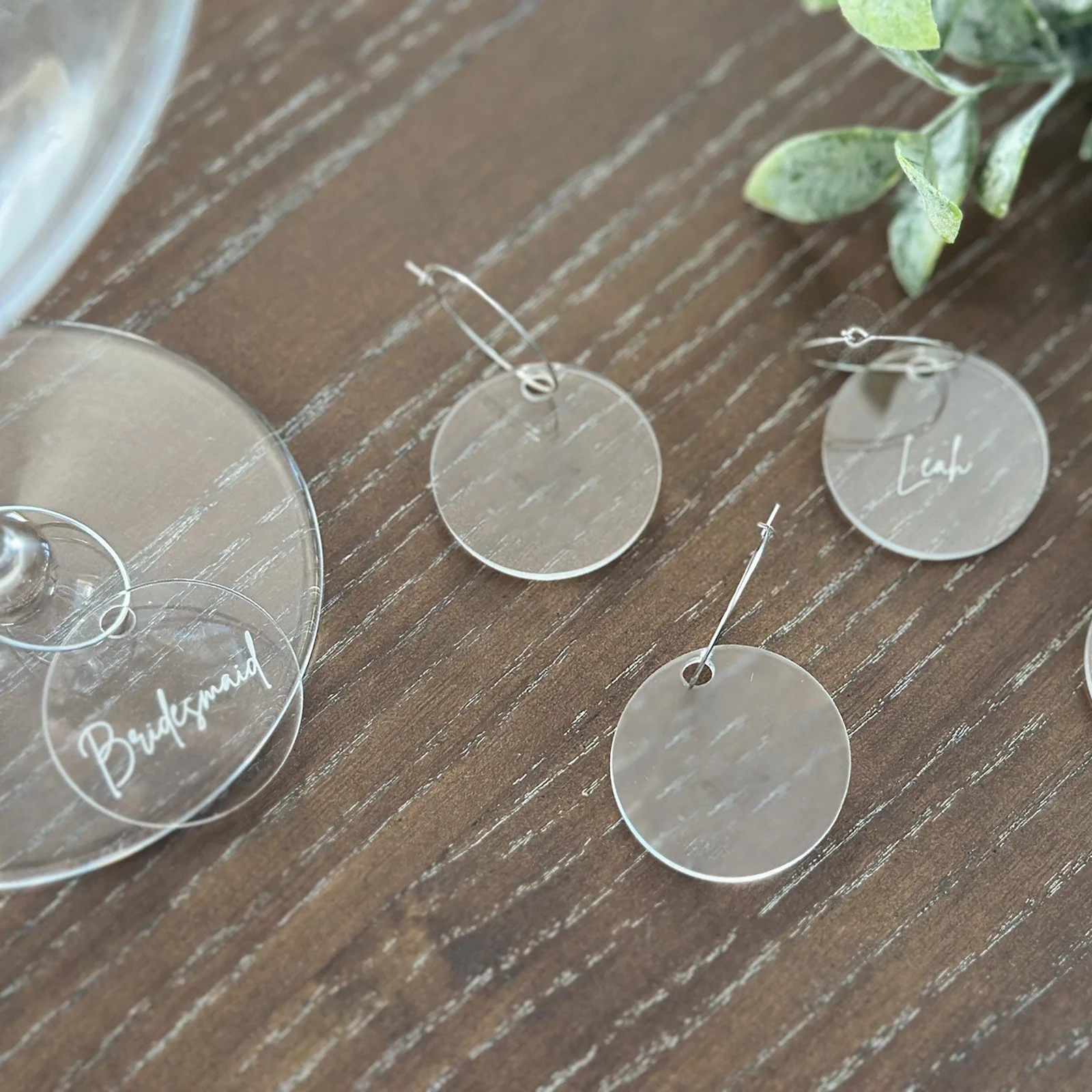 Acrylic-Wine-Glass-Charm-Drink-Markers-DIY-Blank-Wine-Goblet-Stem ...