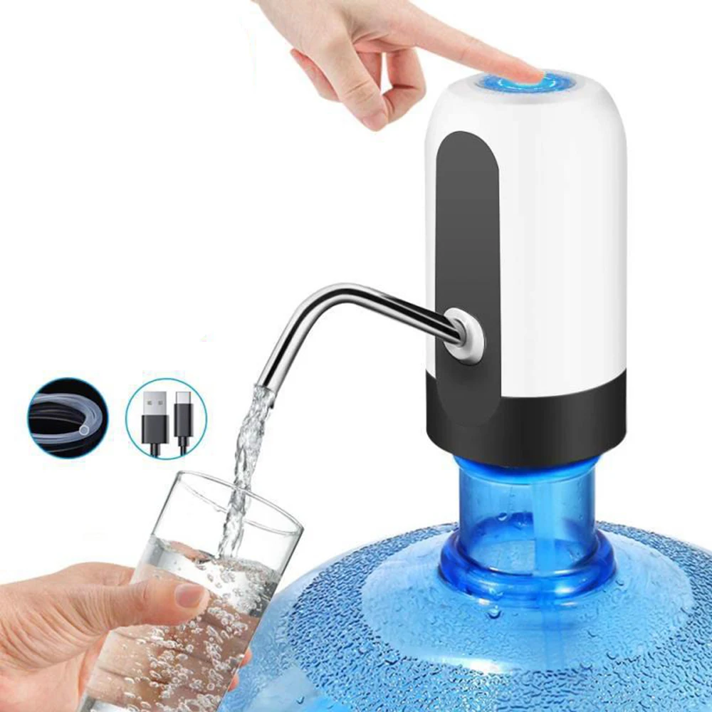 Electric-Water-Dispenser-Pump-Automatic-Water-Bottle-Pump-USB-Charging ...