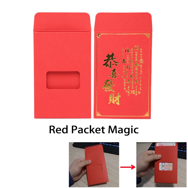 Empty-Packet-Appear-Money-Magic-Tricks-Chinese-Red-Packet-Magic-Stage ...