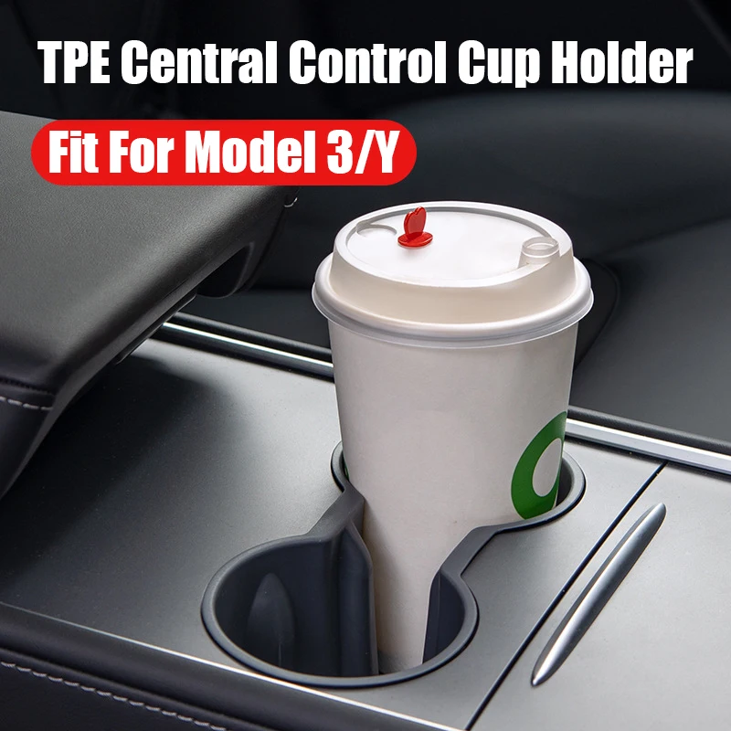 Water-Cup-Holder-For-Tesla-Model-3-Y-Center-Accessories-Water-Proof-Car ...