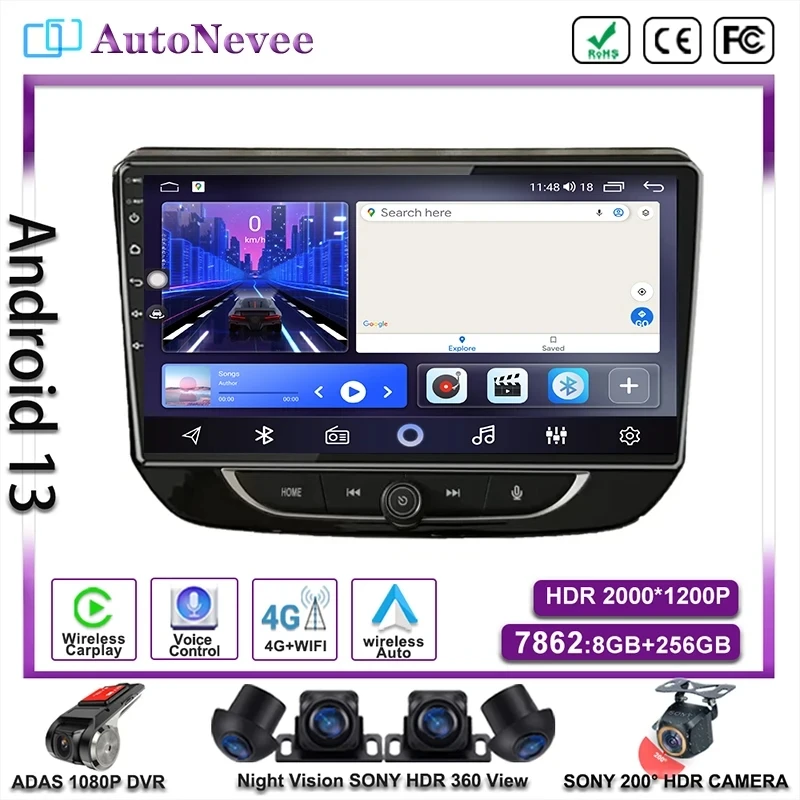 Android-13-Radio-Stereo-Screen-For-Chevrolet-Onix-2020-2023-Head-Unit-Autoradio-Multimedia-Car ...