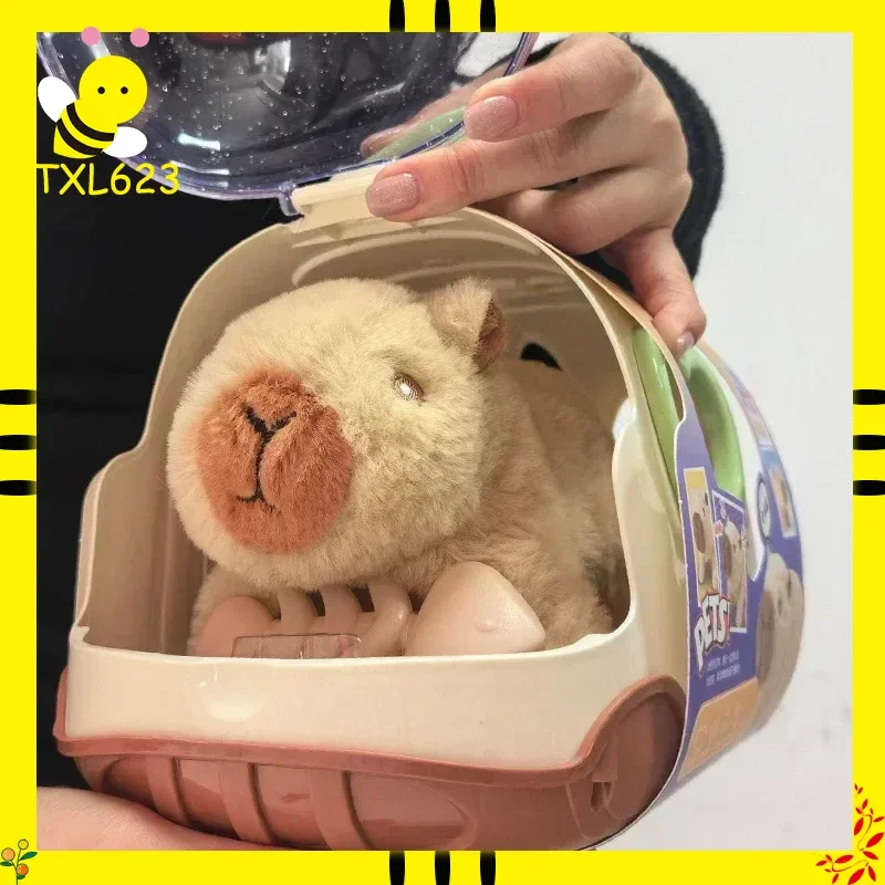 Muñeco eléctrico capibara para caminar, juguete para niños con sonido ...