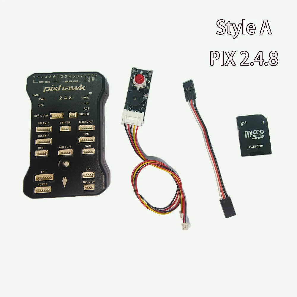 New-Pixhawk-2-4-8-PX4-32-Bit-Flight-Controller-Safety-Switch-and-Buzzer ...