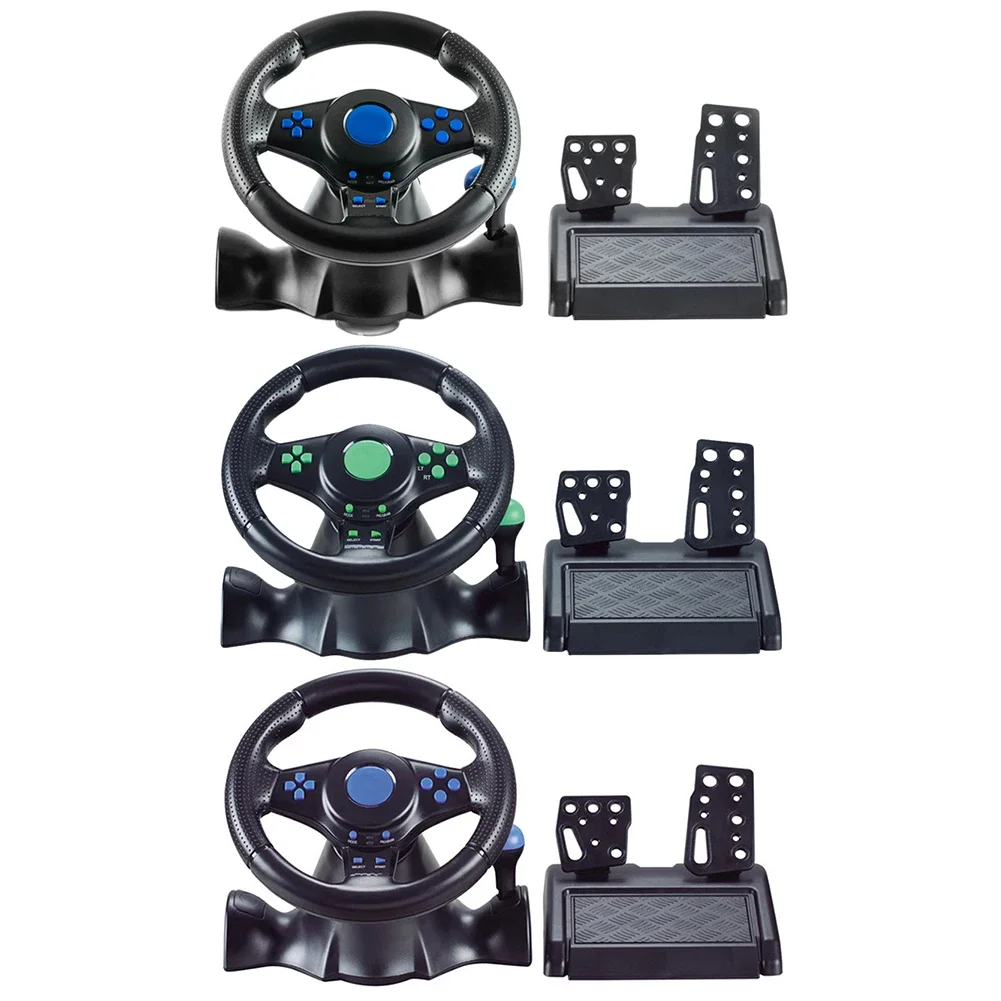 Racing-Wheel-Pedals-Dual-Clutch-Launch-Control-Game-Racing-Wheel ...