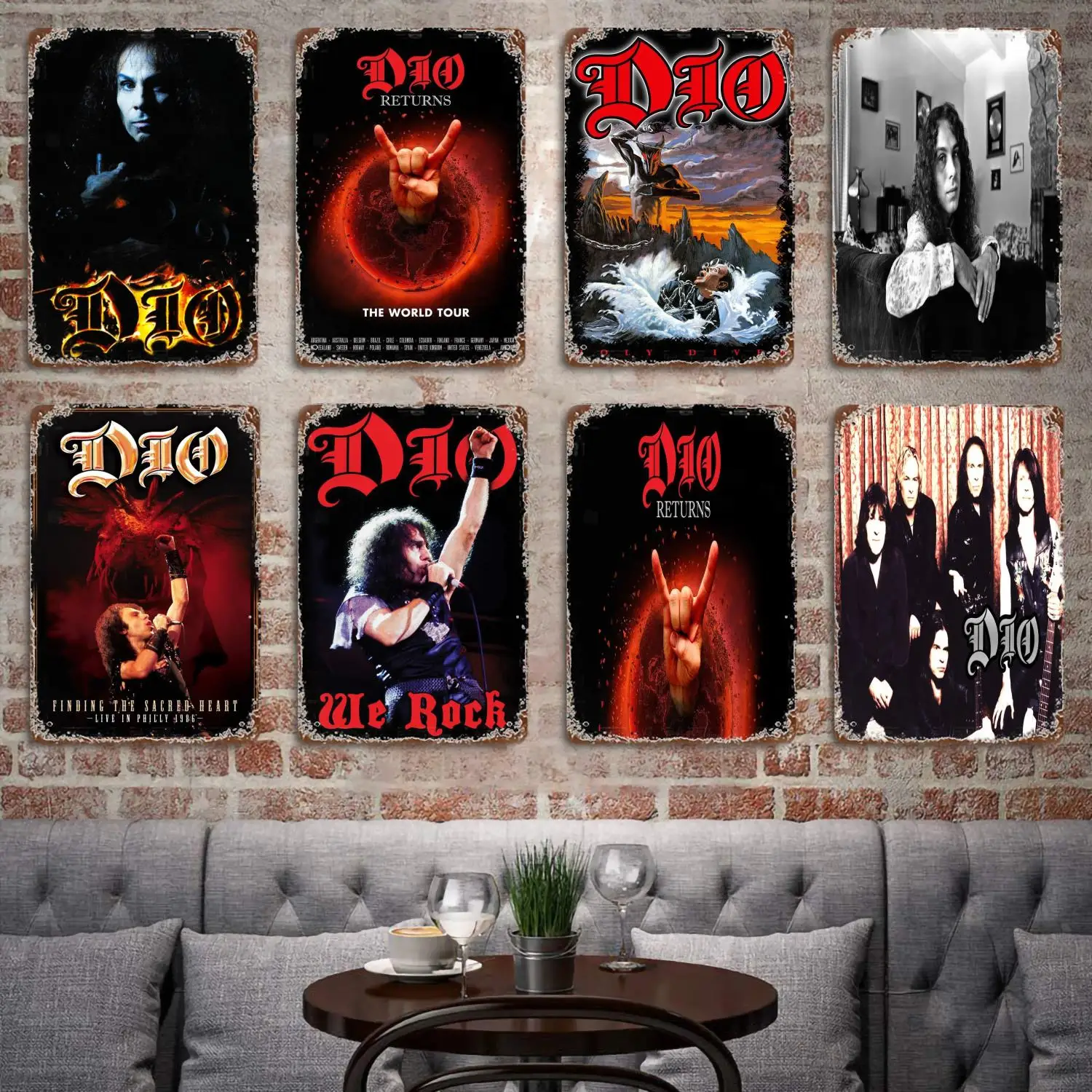 Dio-Bands-metal-Decor-Poster-Vintage-Tin-Sign-Metal-Sign-Decorative ...