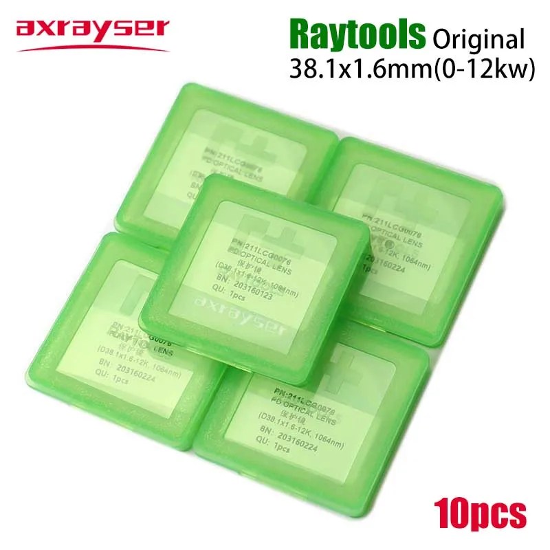 10pcs-Raytools-Original-Laser-Protective-Lens-38-1x1-6-38x5mm-12KW ...