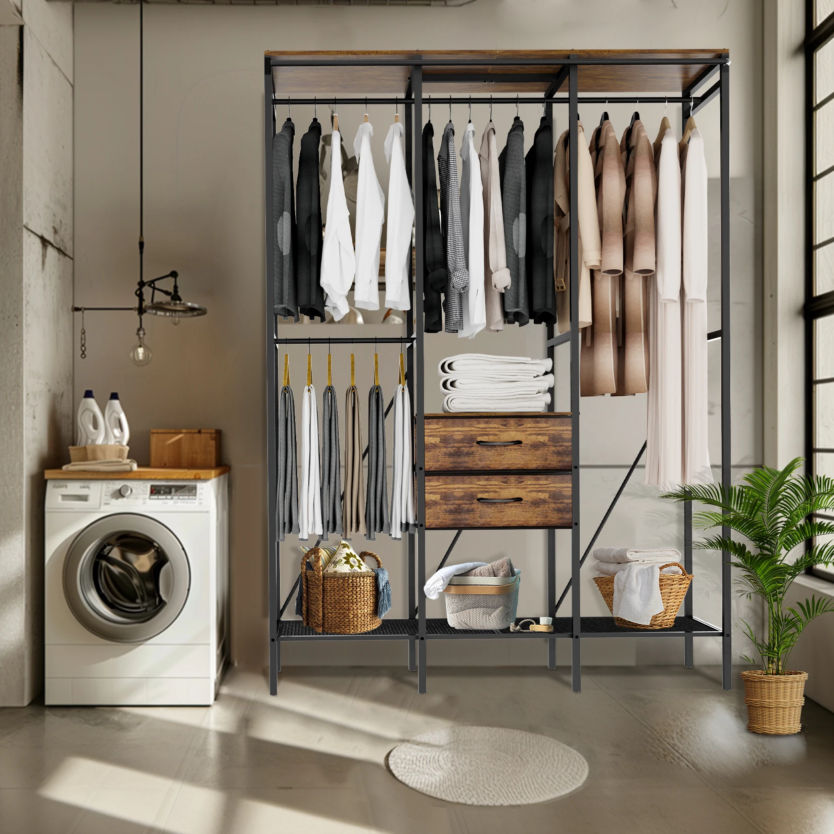 Heavy Duty Freestanding Wardrobe: The Ultimate Solution for Clutter ...