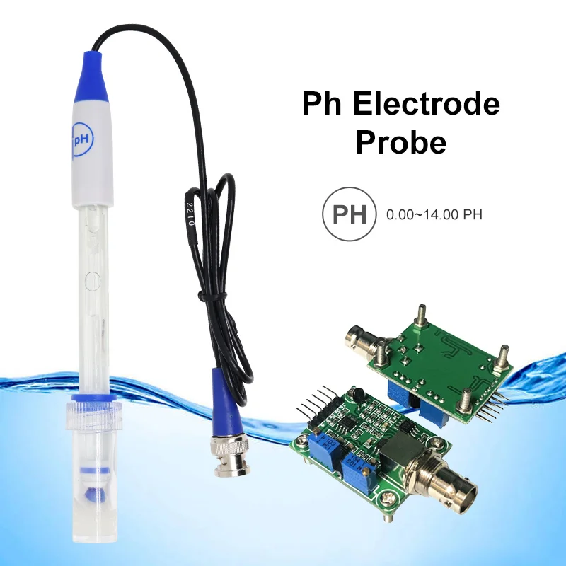 M-dulo-de-Sensor-de-PH-l-quido-sonda-de-electrodo-de-PH-placa-de ...