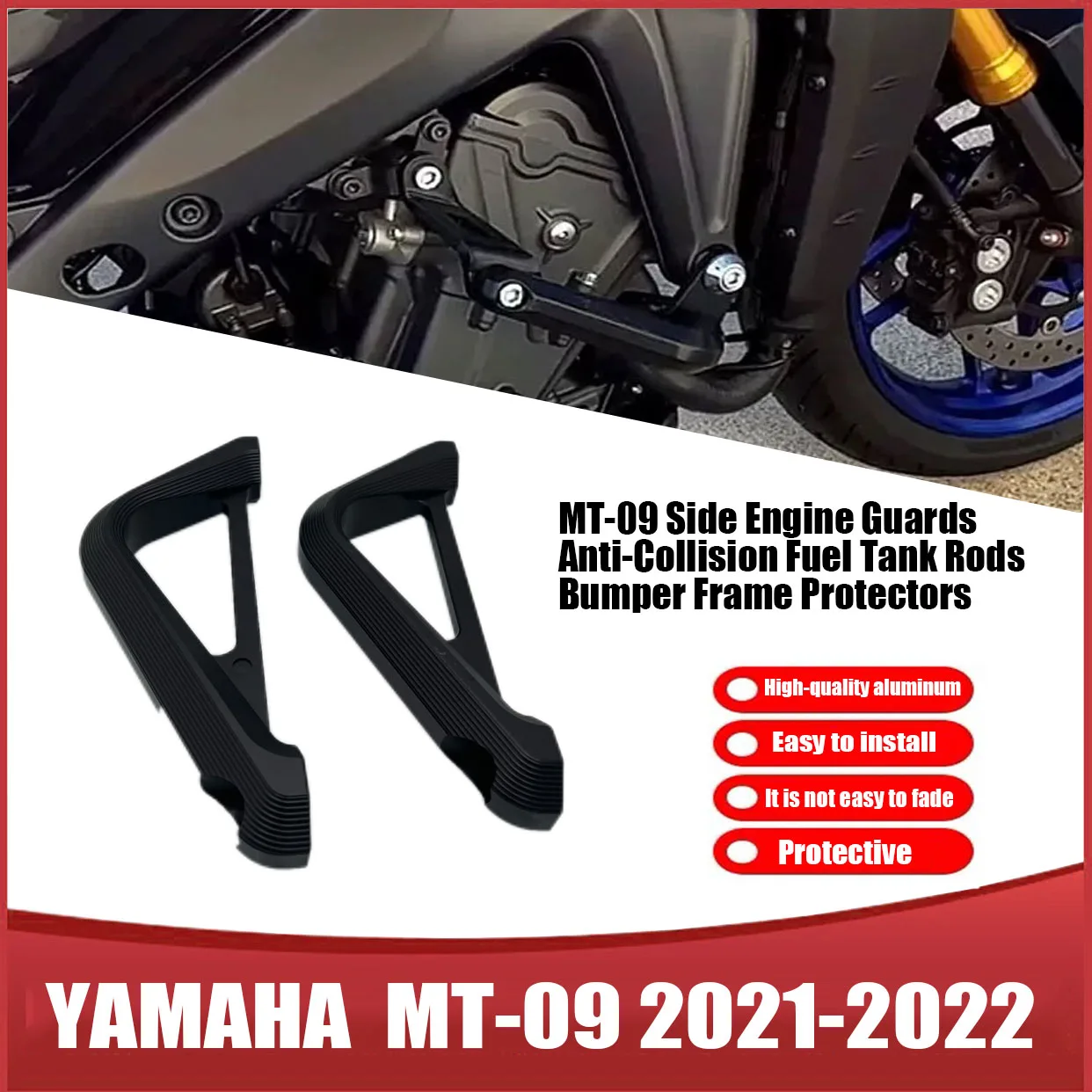 2021-2022-For-Yamaha-MT-09-MT09-MT-09-SP-Motorcyle-Side-Engine-Guard ...
