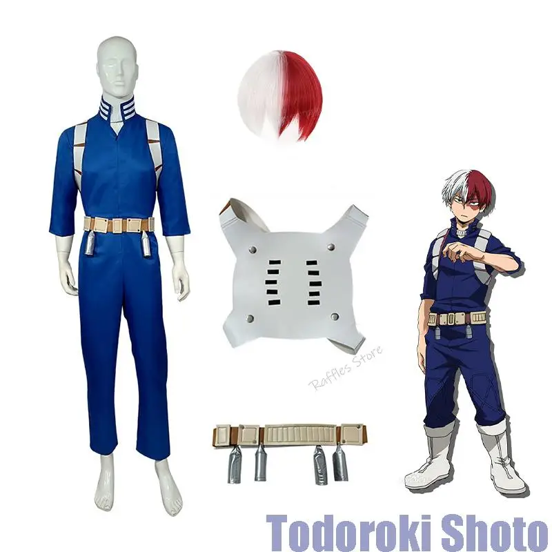 Disfraz de héroe de anime Shoto Todoroki Shoto Boku no Hero Academia ...