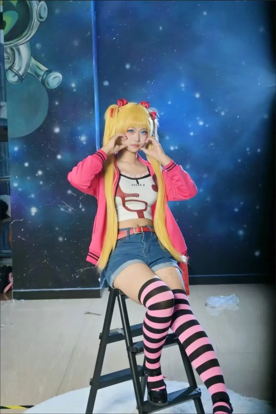 Cosplay costume Galgame Kichiku Kyōdai Akizuki Airi 2D Idol Cosplay ...
