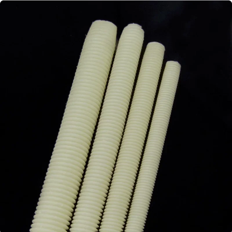 Plastic Nylon Threaded Rods Bars Studding M4 M5 M6 M8 M10 M12 M16 M20 ...