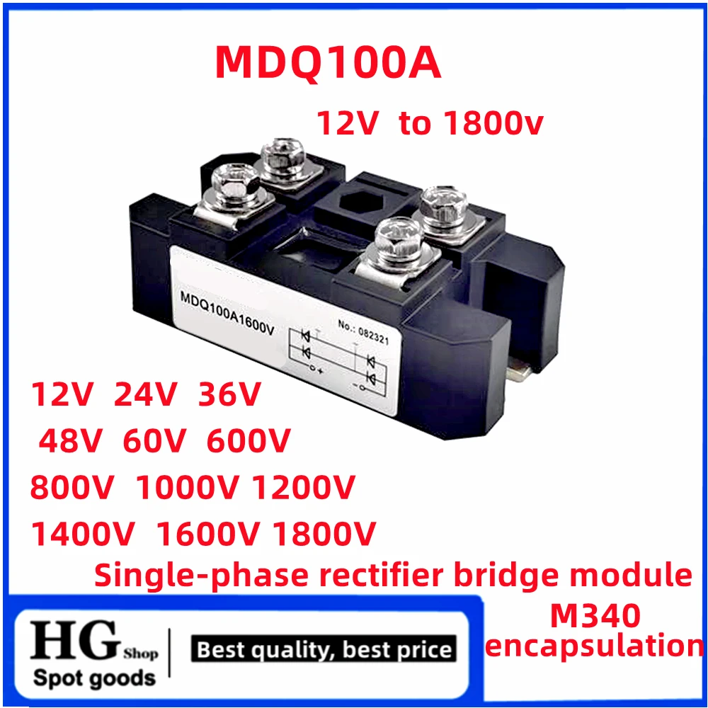 100A-single-phase-rectifier-bridge-AC-DC-module-100Amp-12V-to1800V ...