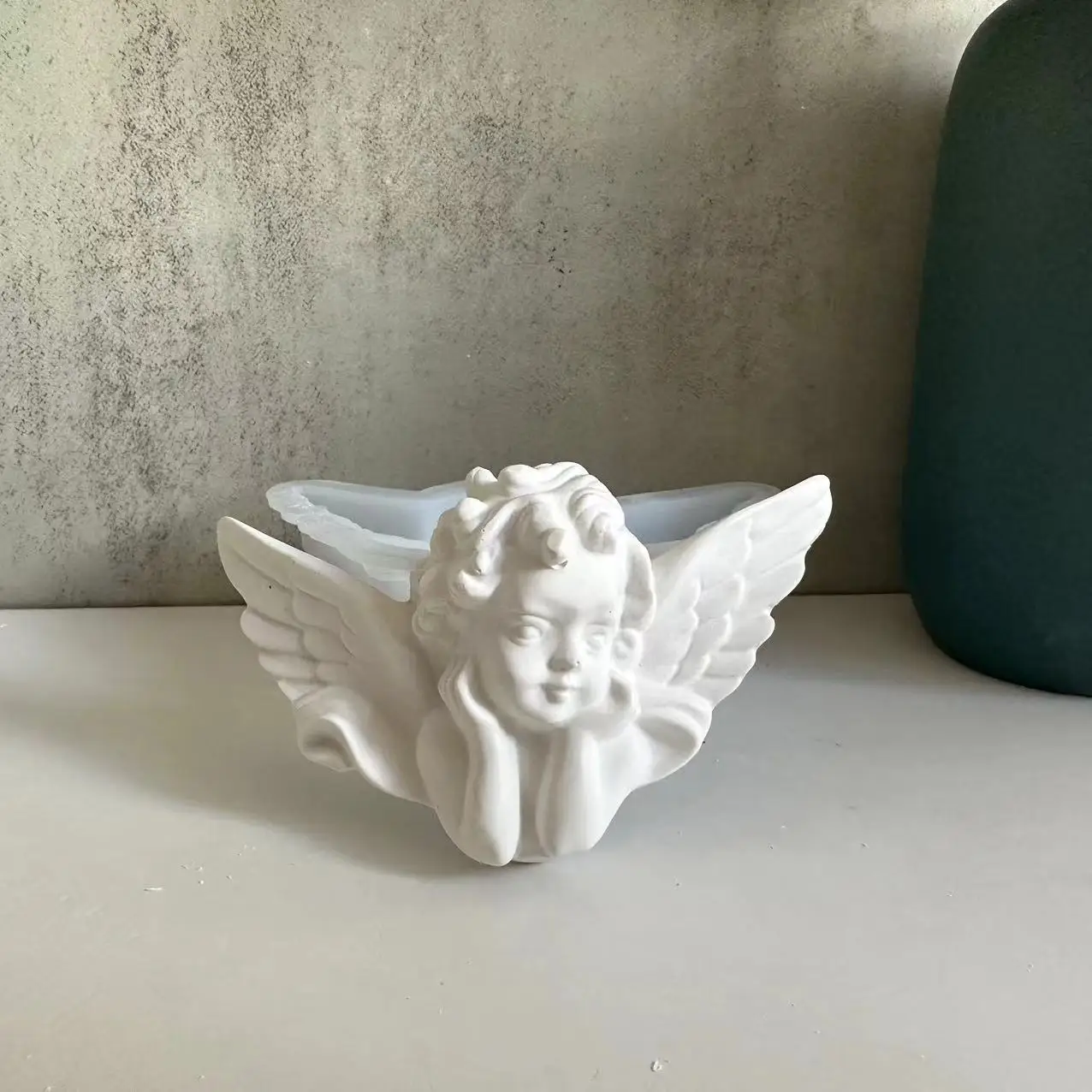 3D-Angel-Ornaments-Silicone-Mold-DIY-Handmade-Wings-Angel-Cement ...