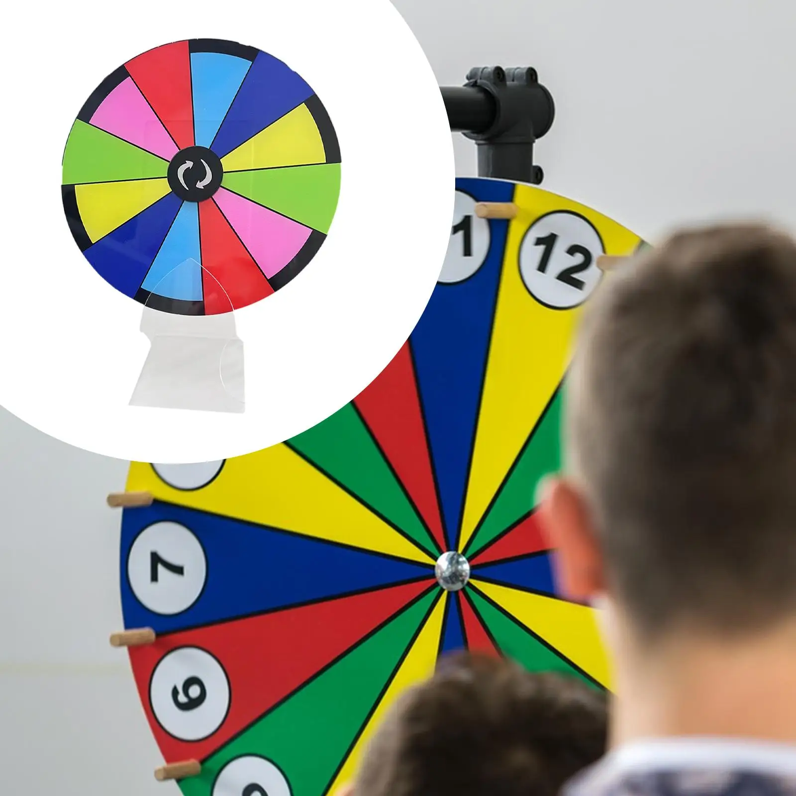 Rueda de ruleta de mesa de 20 cm para actividades promocionales de ...