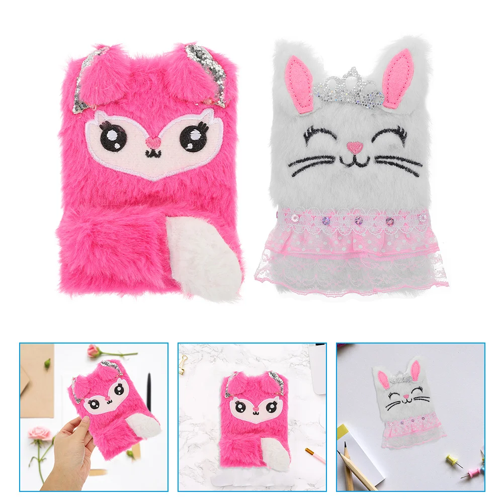 2-Pcs-Mini-Notebook-Teen-Girl-Gifts-for-Kids-8-12-Diaries-Girls-Fox ...