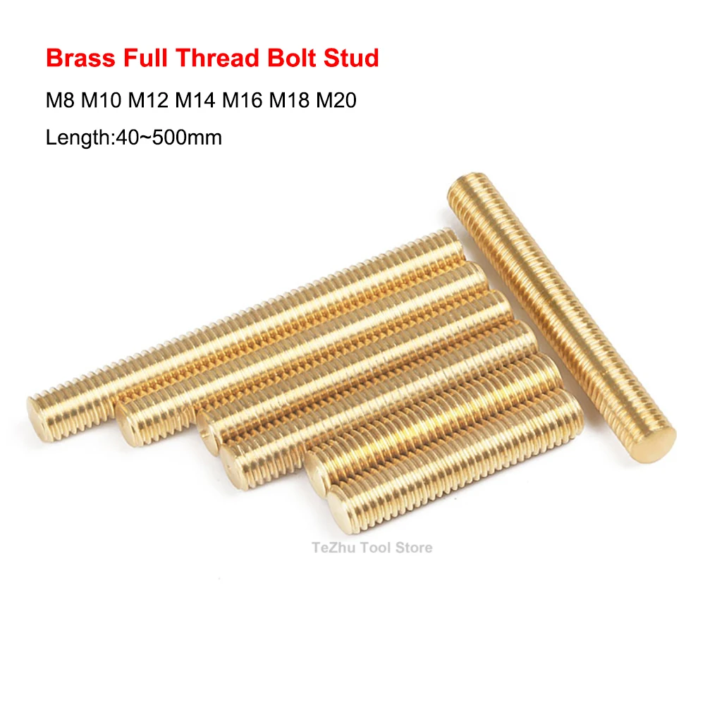 1PCS-Brass-Full-Thread-Bolt-Stud-Bar-Brass-Threaded-Tooth-Rod-M8-M10 ...
