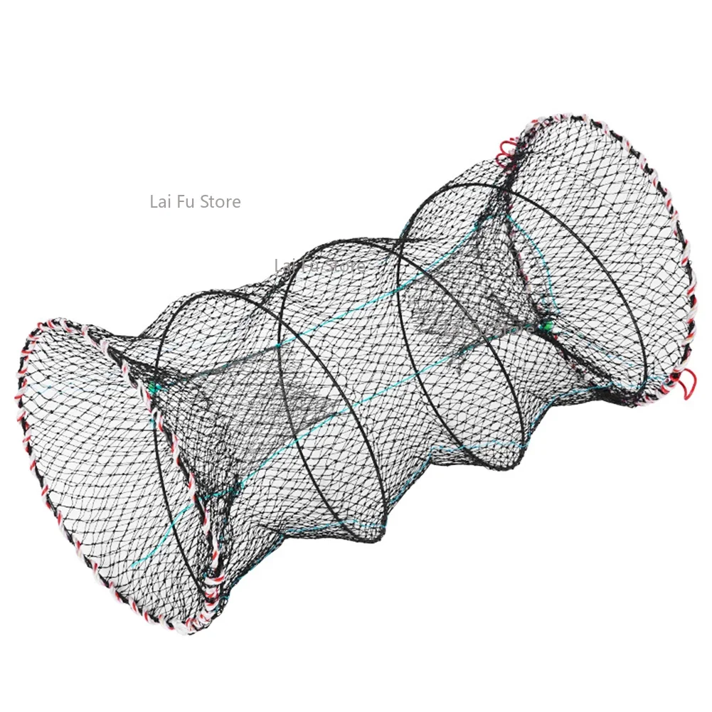 40x88cm Strengthened Automatic Fishing Net Shrimp Cage Nylon Foldable ...