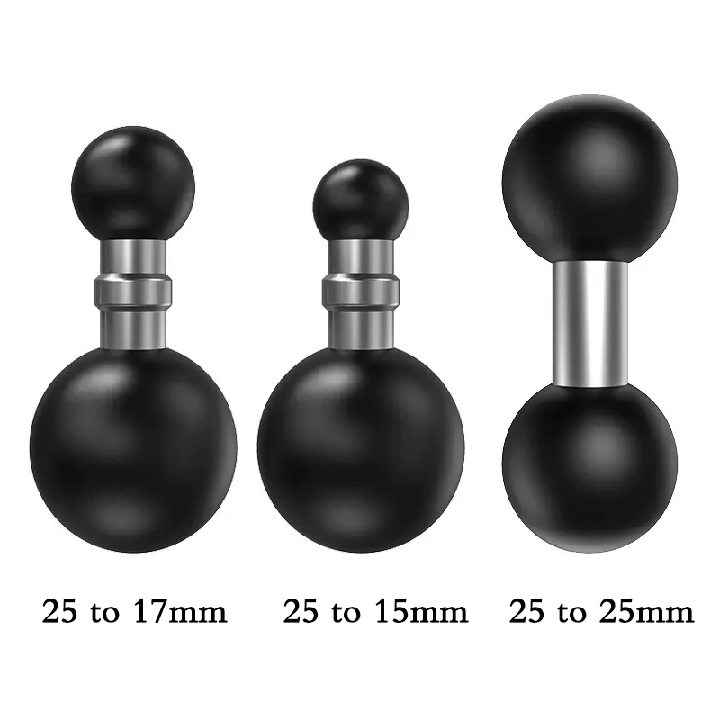 Dual-Ball-Socket-Mount-Arm-1-inch-25mm-to-15mm-17mm-25mm-Ball-Adapter ...