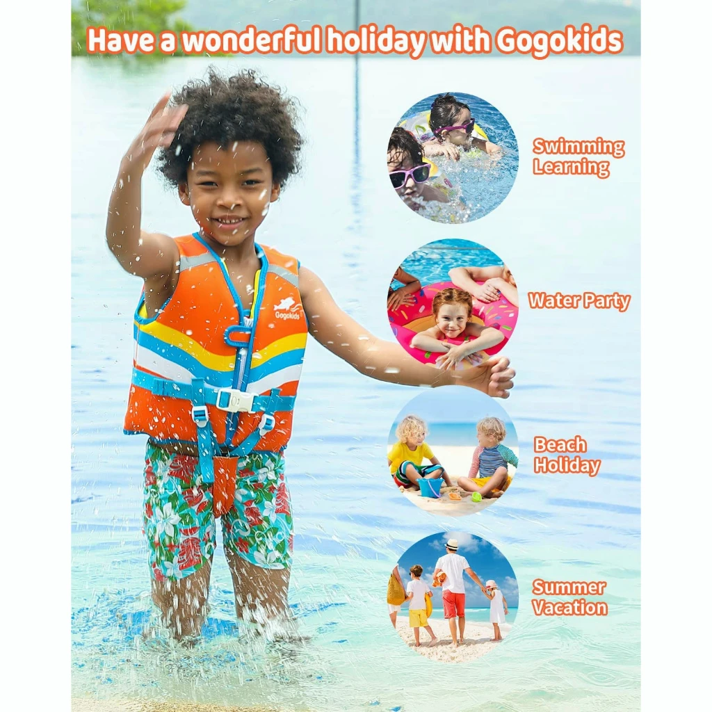 Generic High Buoyancy Swim Vest, Adjustable Safety Jacket With Whistle ...