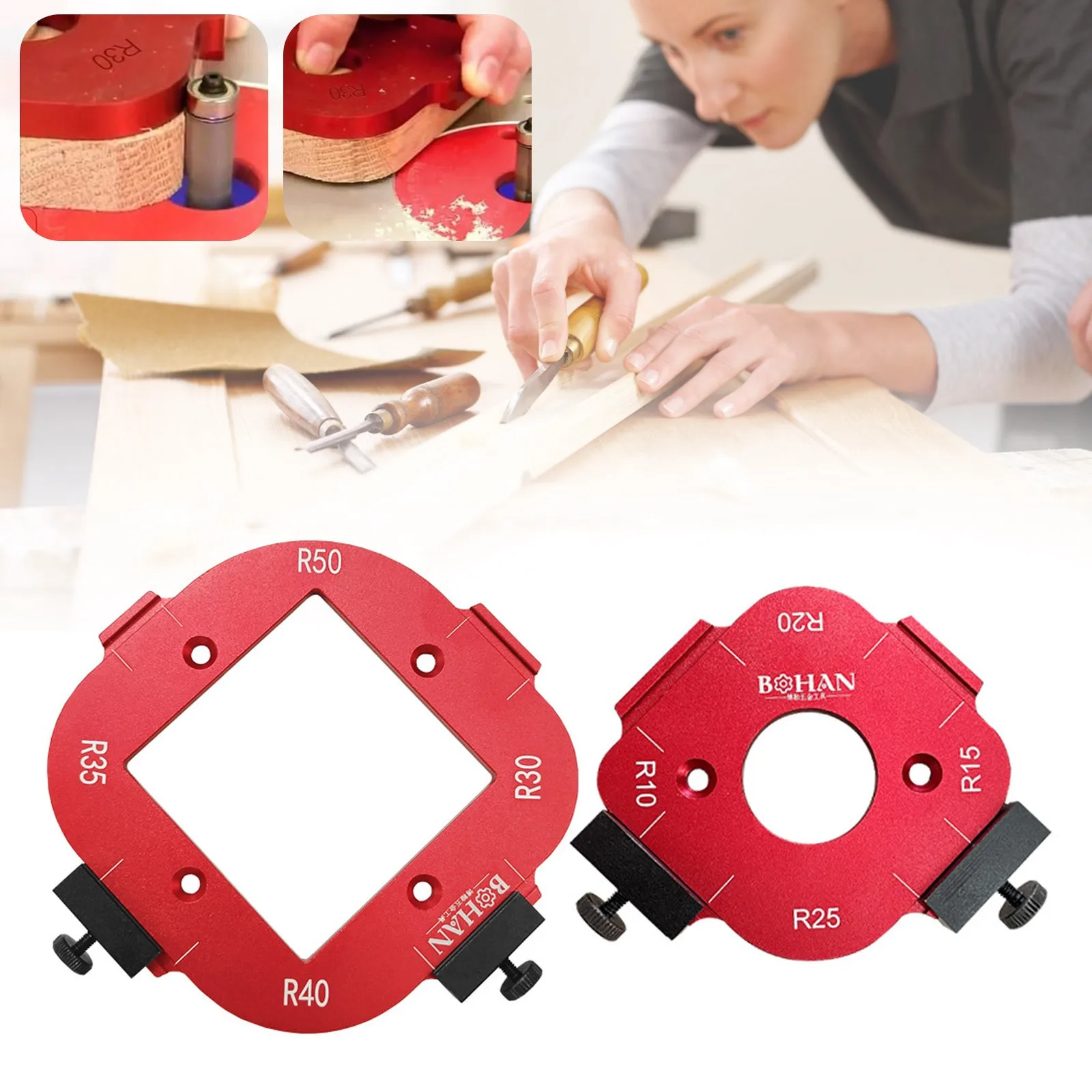 4-In-1-Arc-Angle-Positioning-Template-Corner-Router-Center-Finding-with ...