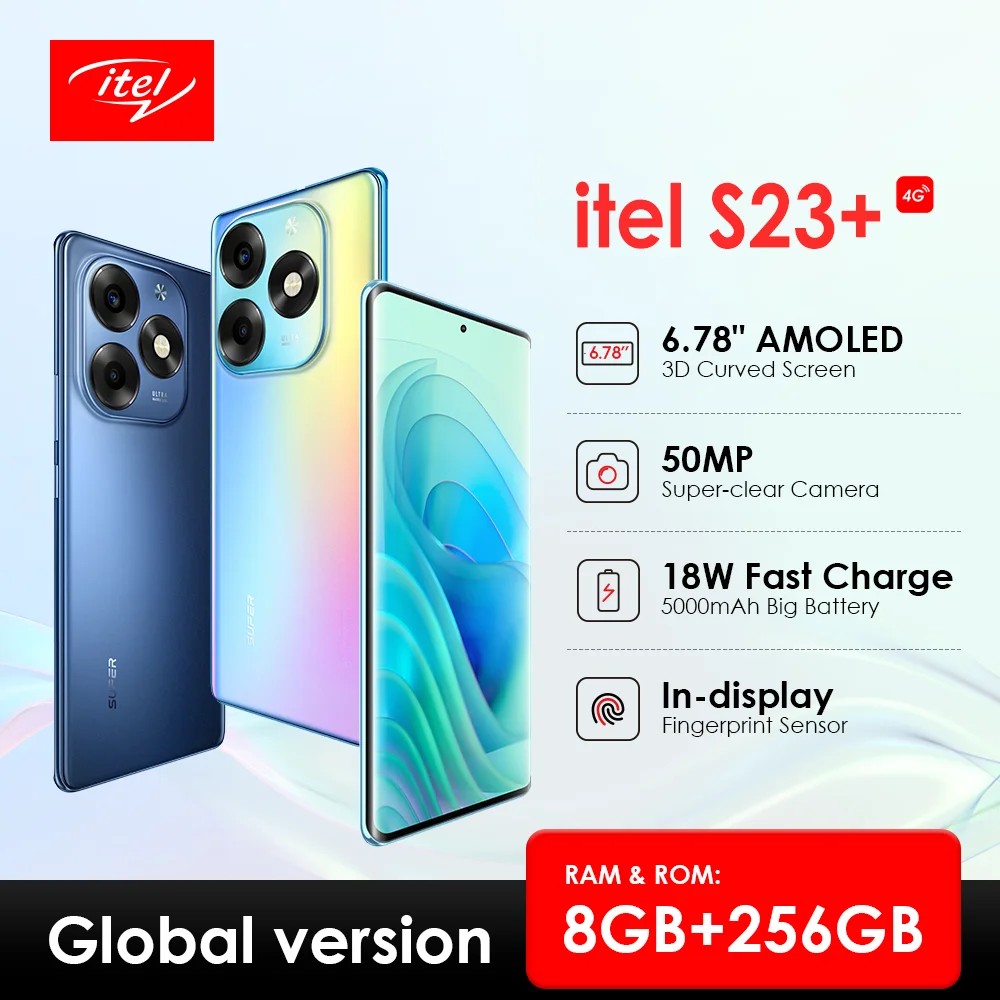 AMOLED-3D-Curvo-Smartphone-Celular-Estreia-Mundial-itel-S23-Plus-NFC ...