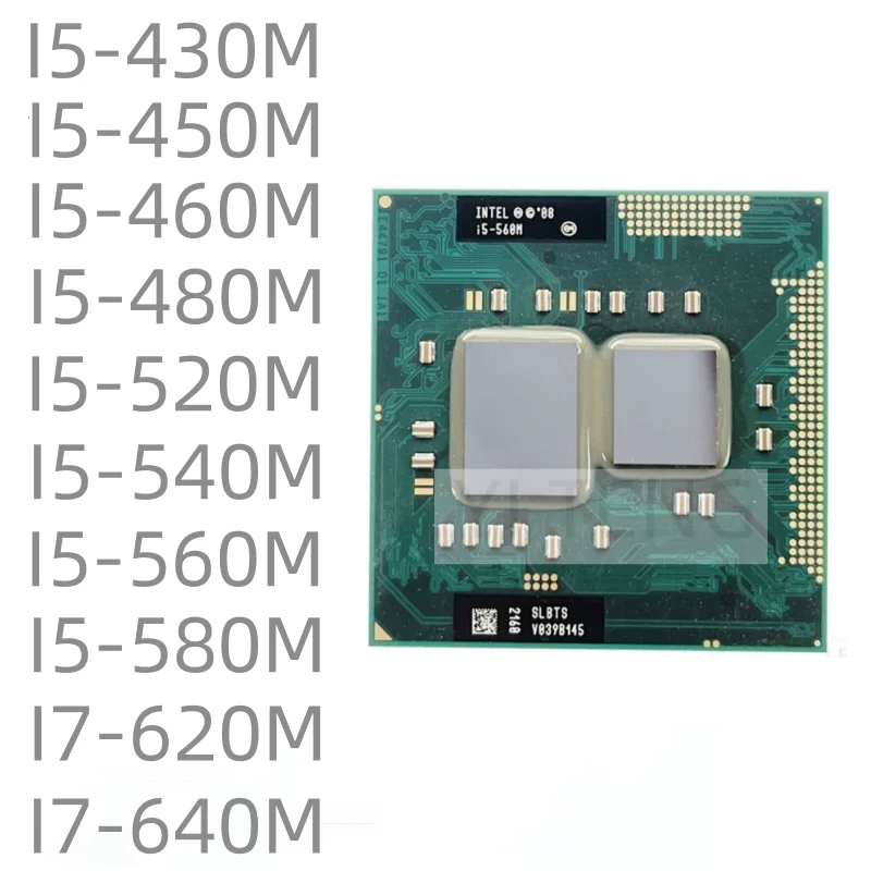 Intel-I5-430M-450M-460M-480M-520M-540M-560M-580M-I7-620M-640M-PGA ...