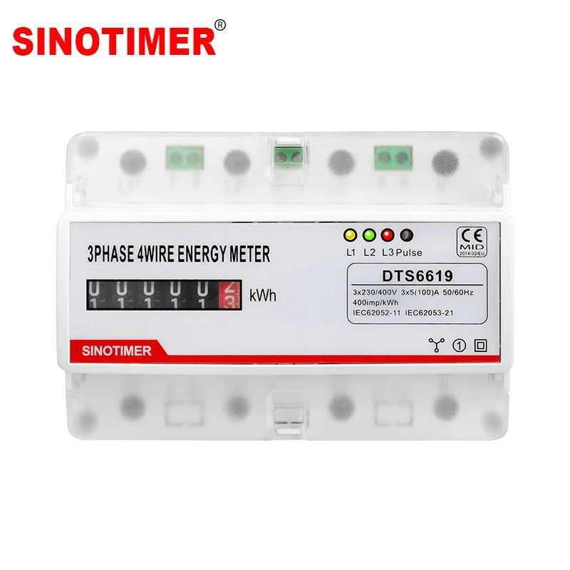 Analog-380V-3-Phase-4-Wire-Electronic-Watt-Power-Energy-Meter-Voltage ...