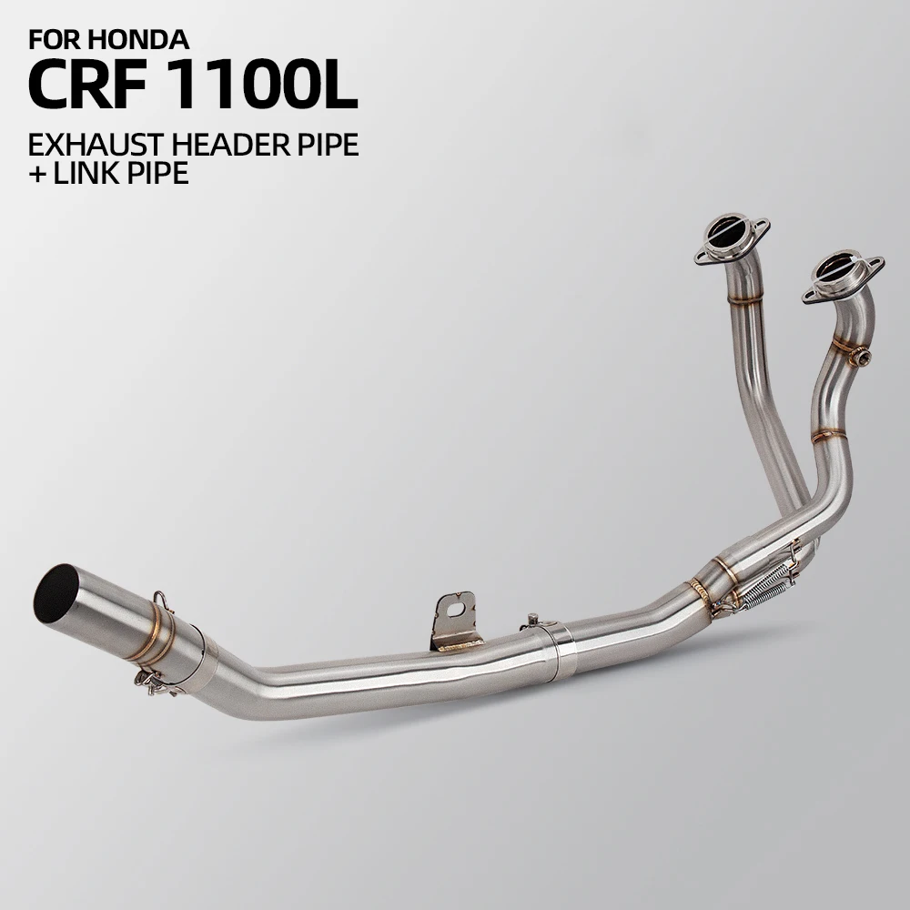 Motorcycle Escape Slip on Off Road Moto Exhaust Header Tube Optional ...