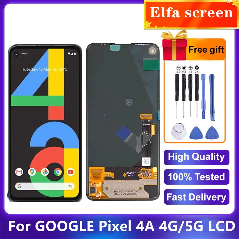 Original For Google Pixel 4a 4G LCD G025J Display Screen Touch ...