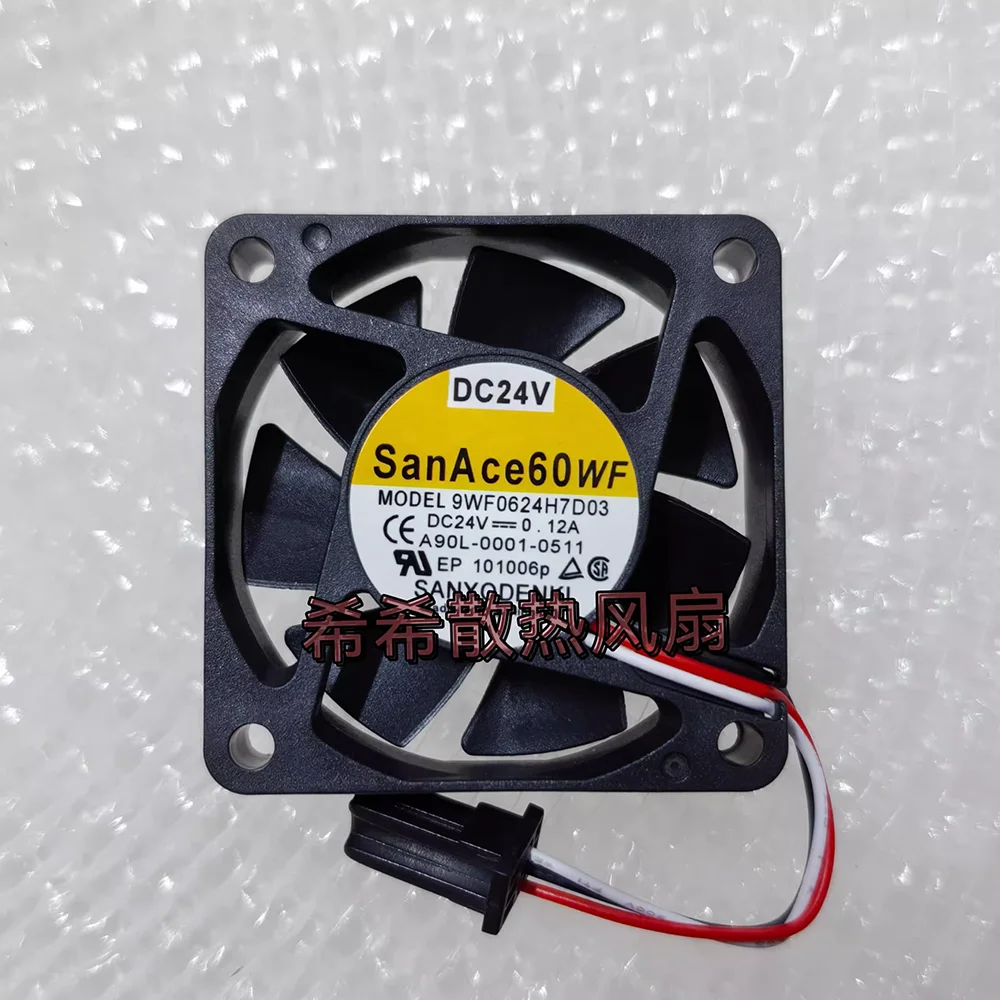 9WF0624H7D03-6015-60mm-DC-24V-A90L-0001-0511-6CM-Fanuc-cooling-fan-60 ...