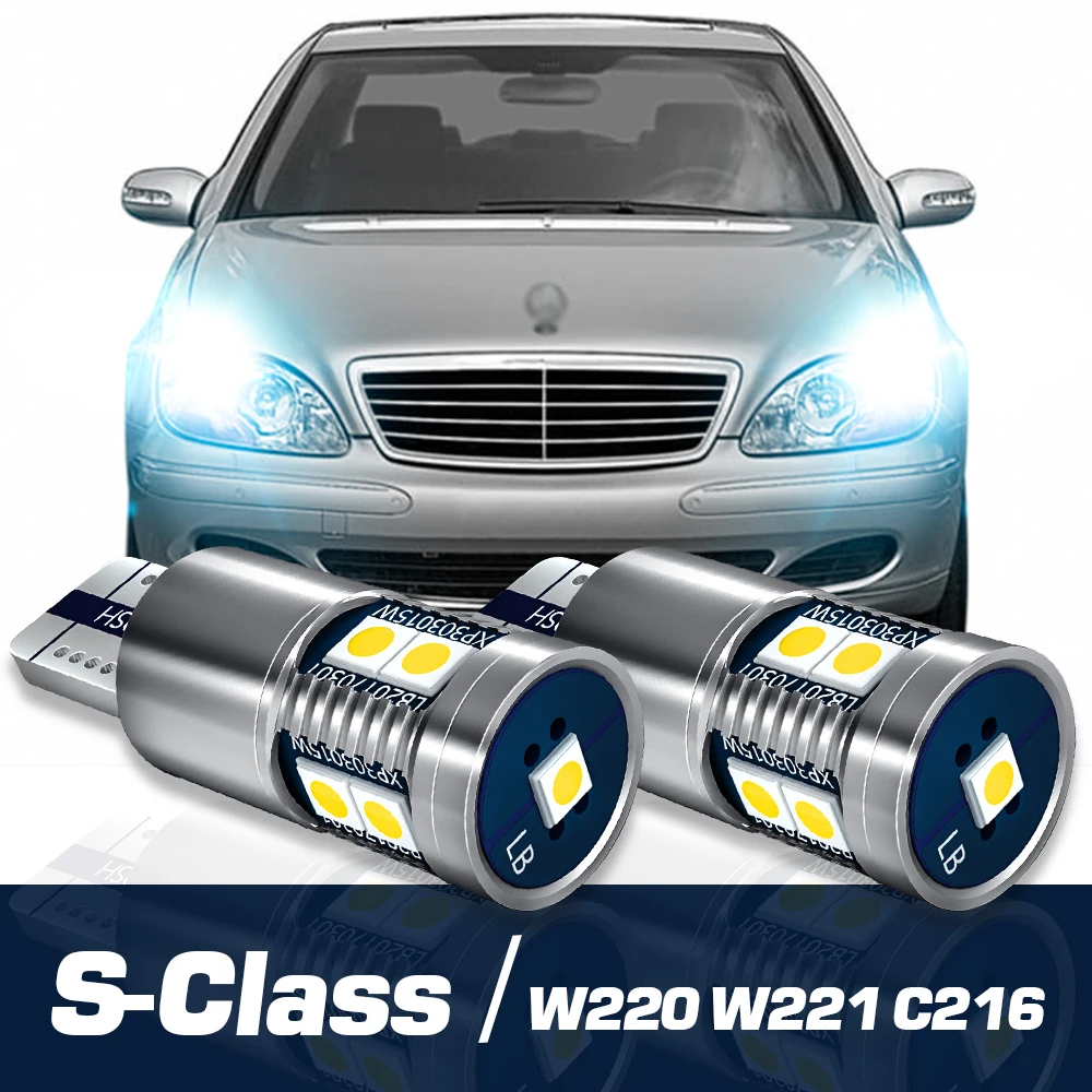 2pcs-LED-Parking-Light-Clearance-Bulb-Canbus-Accessories-For-Mercedes ...
