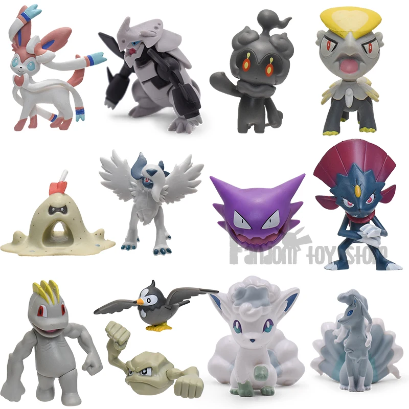 Pokemon-Figure-Marshadow-Sylveonv-Alolan-Vulpix-Jangmo-o-Starly-Weavile ...