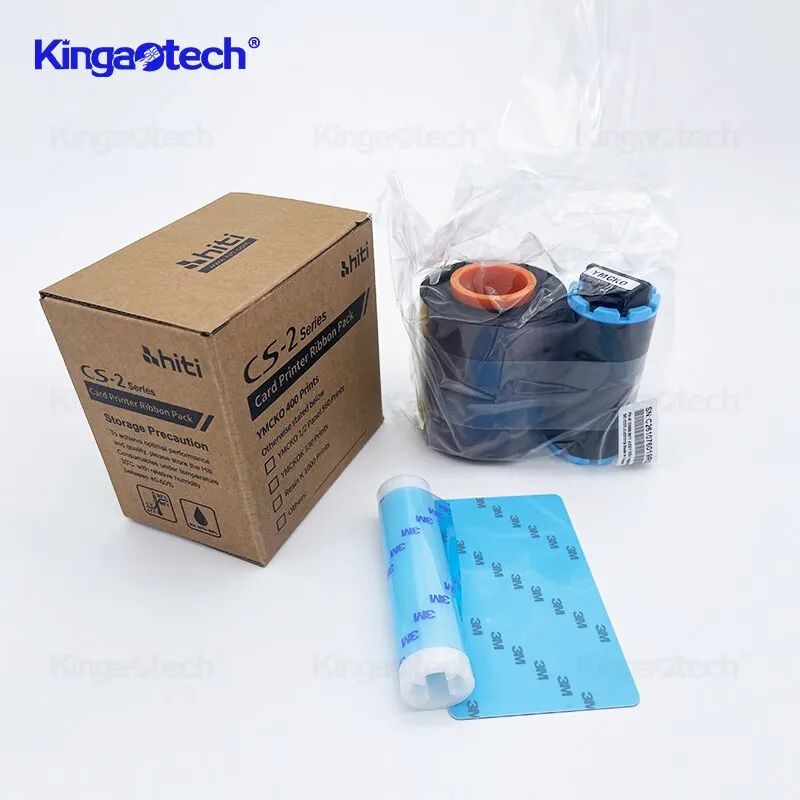New-YMCKO-Ribbon-For-HITI-CS200e-CS220e-CS290e-Card-Printer-Color ...