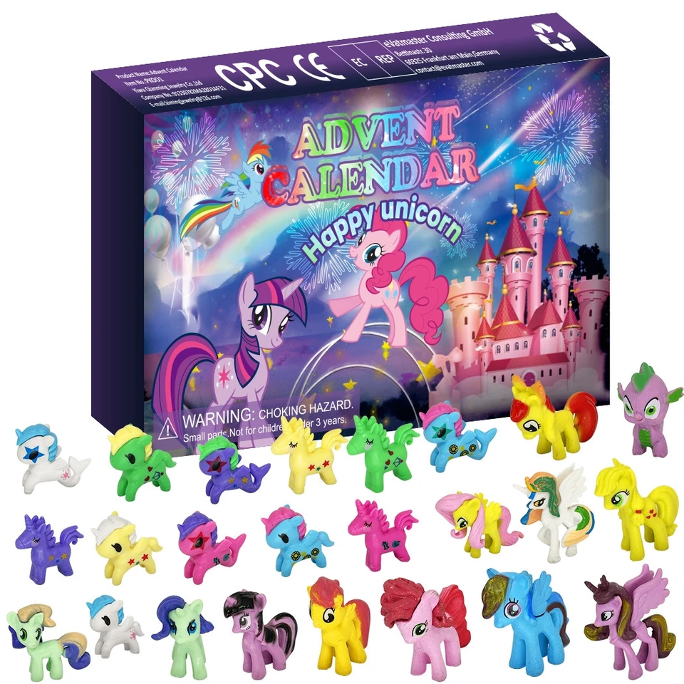 Calendar Girls MY PONY Advent Calendar 2025 Christmas Decorations Gifts ...