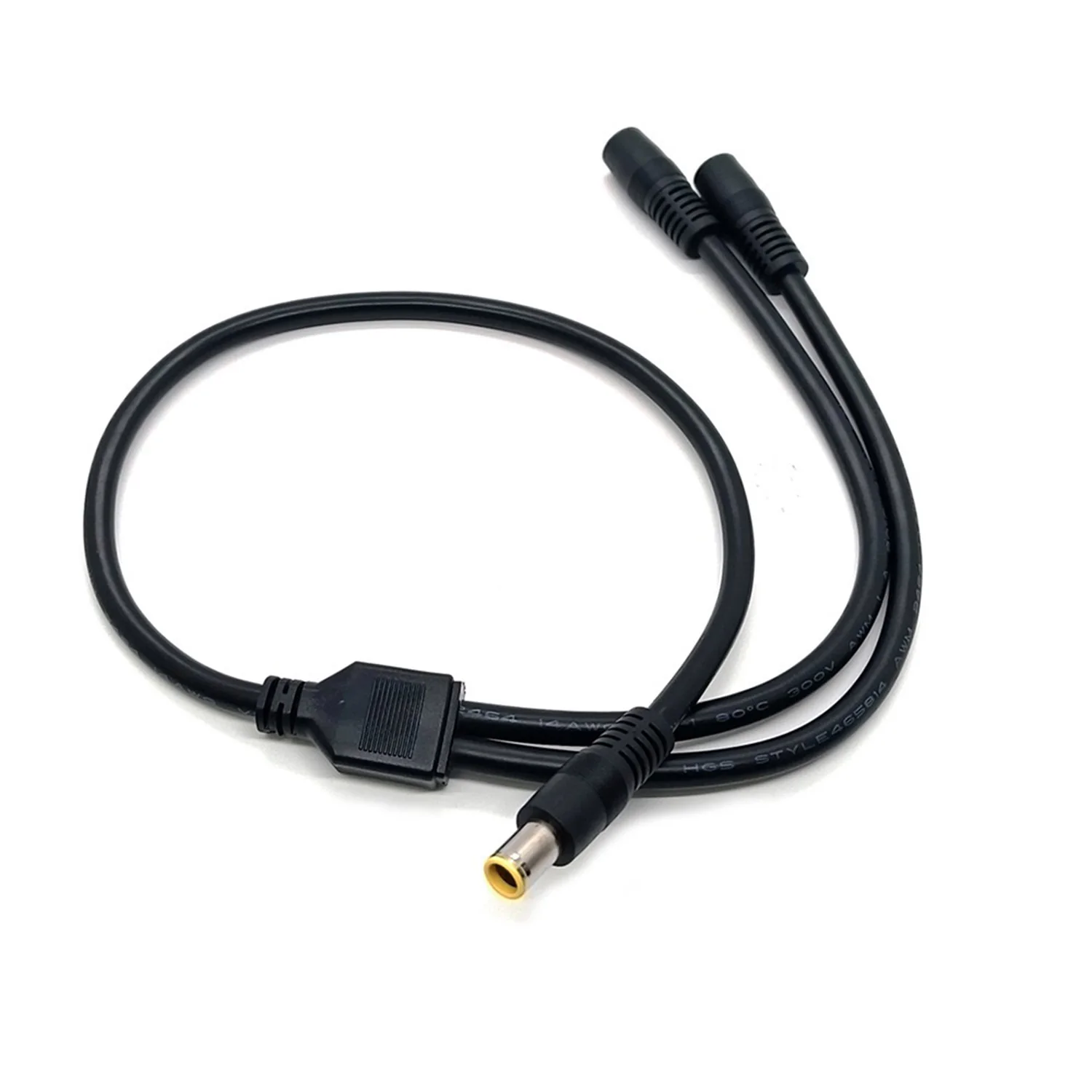1pc DC 8mm 7.9mm x 5.5mm 7909 Y Splitter Adapter Cable 14AWG Male to 2 ...