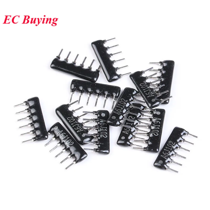 20pcs-DIP-exclusion-6Pin-Resistor-Network-Array-A06-A103J-A06-103JP-10K ...