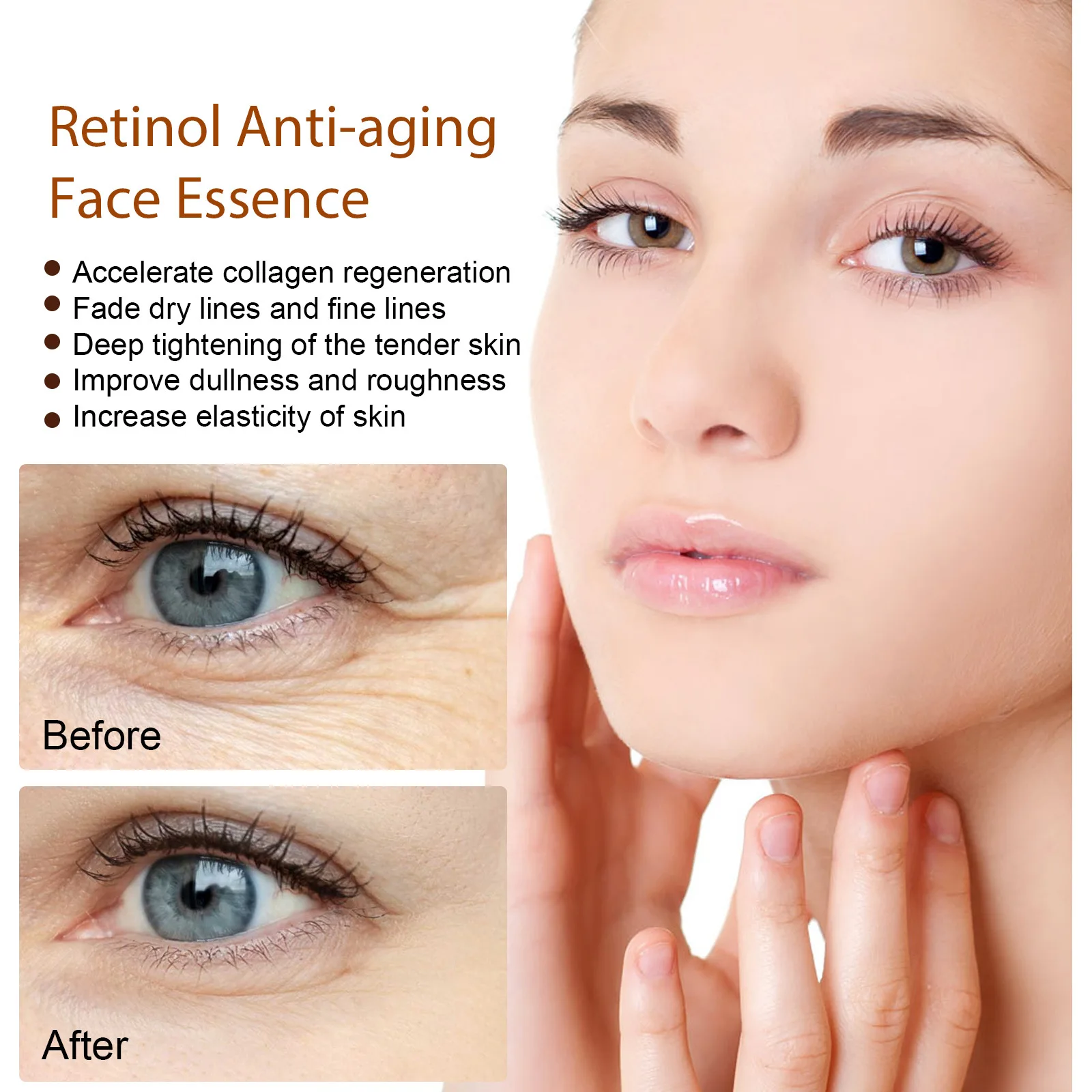 Retinol Anti Age Serum Anti-wrinkle Collagen Lifting Essence Lighten ...