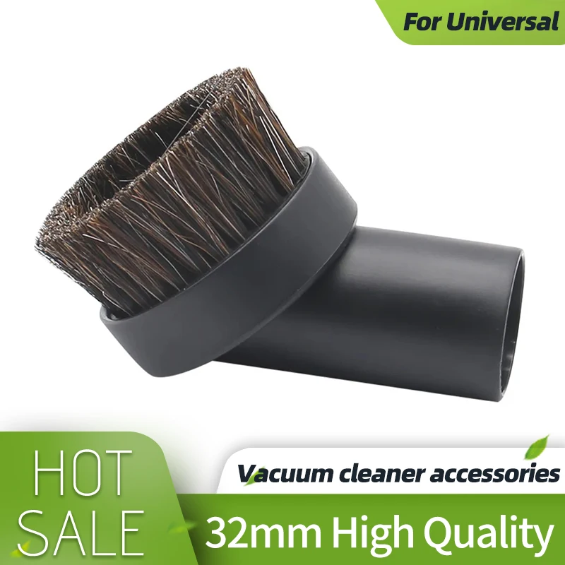 32mm-High-Quality-Dusting-Dust-Brush-Horse-Hair-Round-Brush-Shop-Vac ...