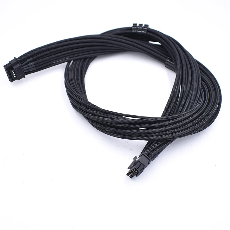 16Pin(12+4) Male to Male PCI-E 5.0 12VHPWR Flexible Silicone Wire ...