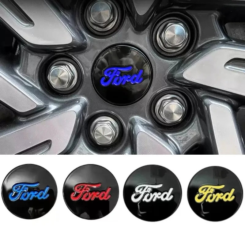 56mm-Metal-Car-Wheel-Center-Sticker-Hub-Decal-Accessories-for-Ford ...