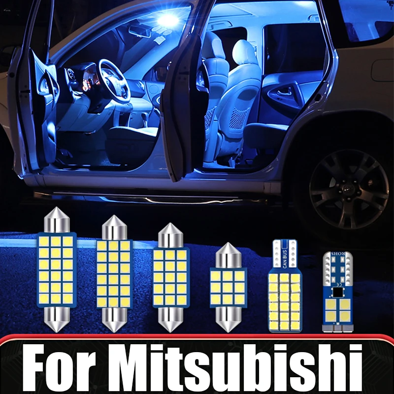 Car-LED-Light-Accessories-For-Mitsubishi-Outlander-2-3-4-Pajero-2-3-4 ...