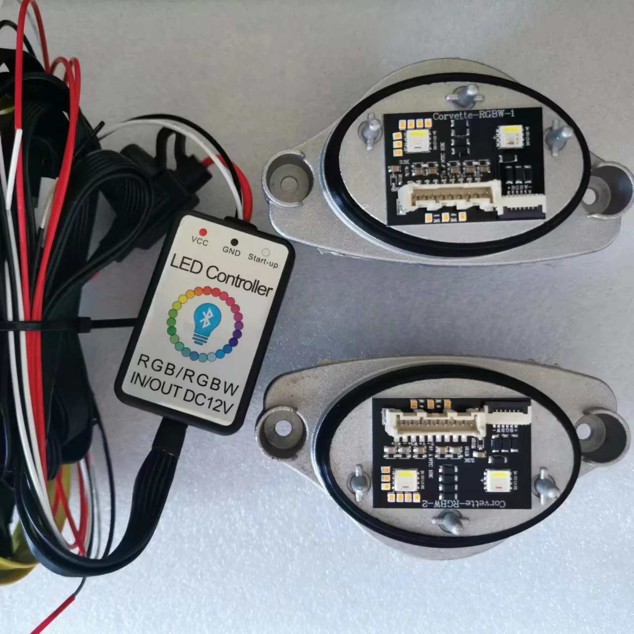 Icedriver For Chevrolet Corvette C8 Rgbw Drl Rgb Multicolor Led Boards ...