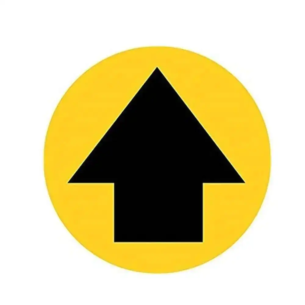 5pcs/set 30cm Arrow Printing Distance Marker Ground Signs Distancing ...