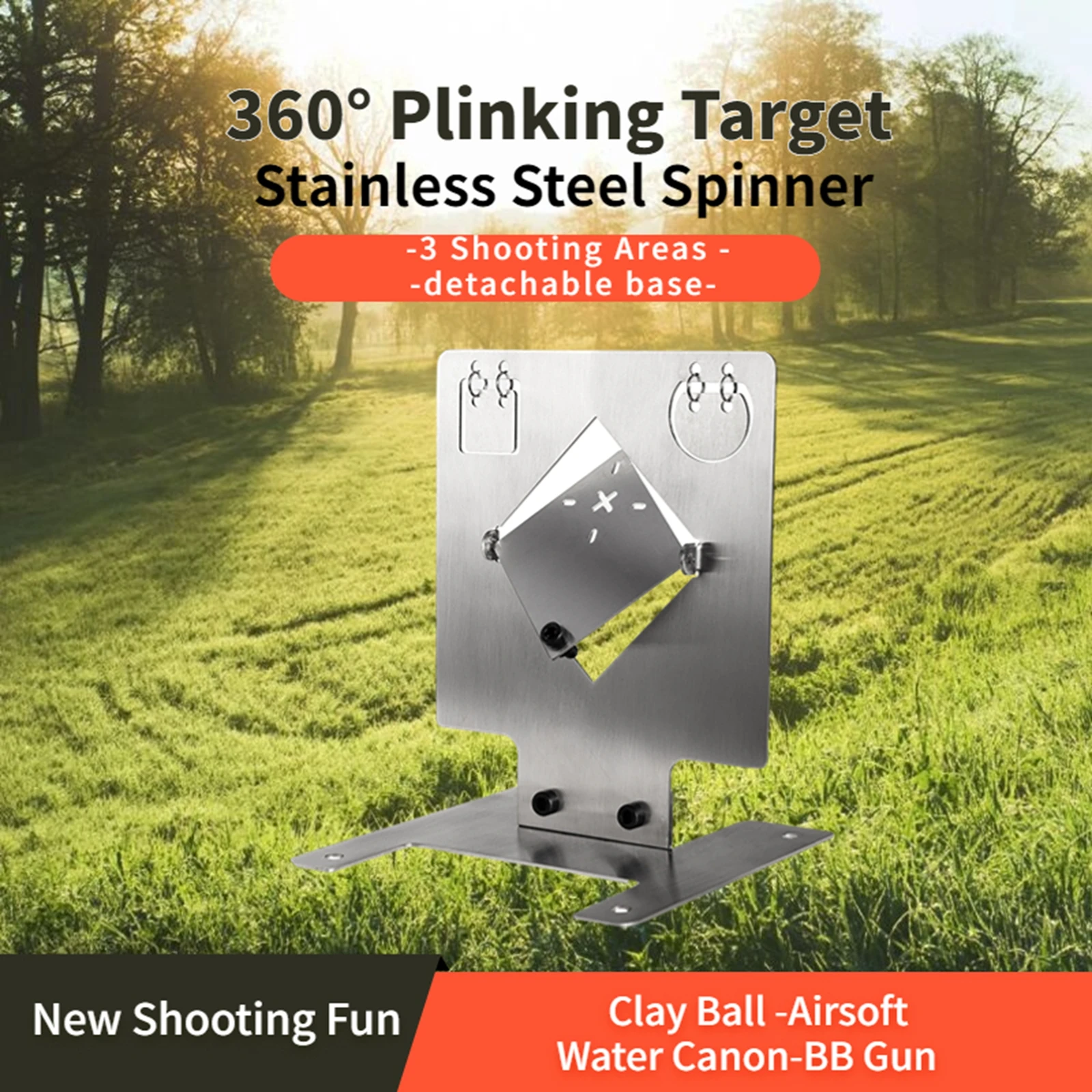 Indoor & Outdoor Shooting Wingswinmax Steel Plinking Targets For ...