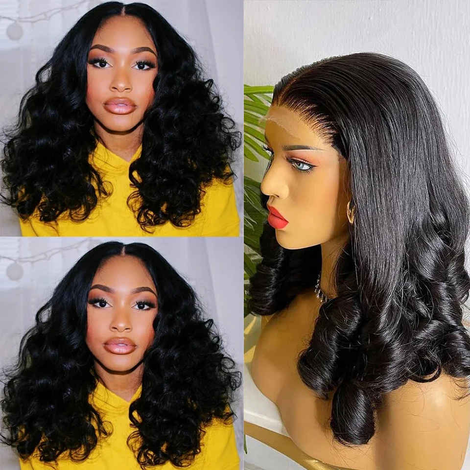 Egg-Curly-Virgin-Human-Hair-Wig-13x4-Short-Bouncy-Curly-Bob-Wig-Funmi ...