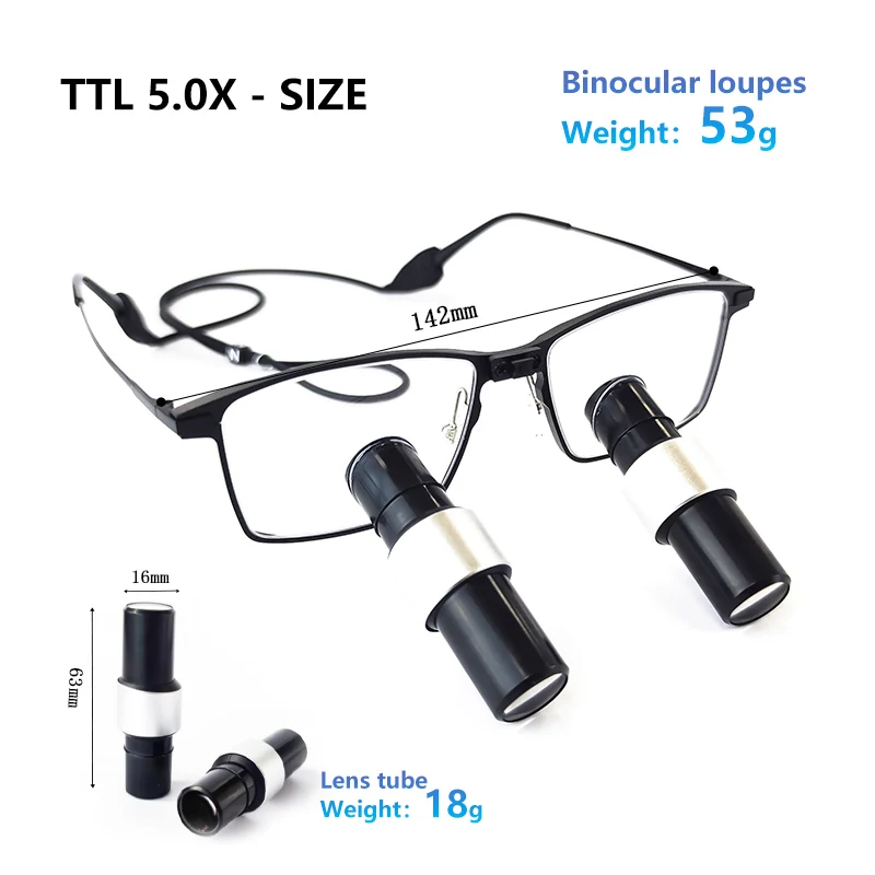 New-Arrival-TTL-Loupes-6-0X-Through-The-Lenses-IPD-52-72mm-Customized ...