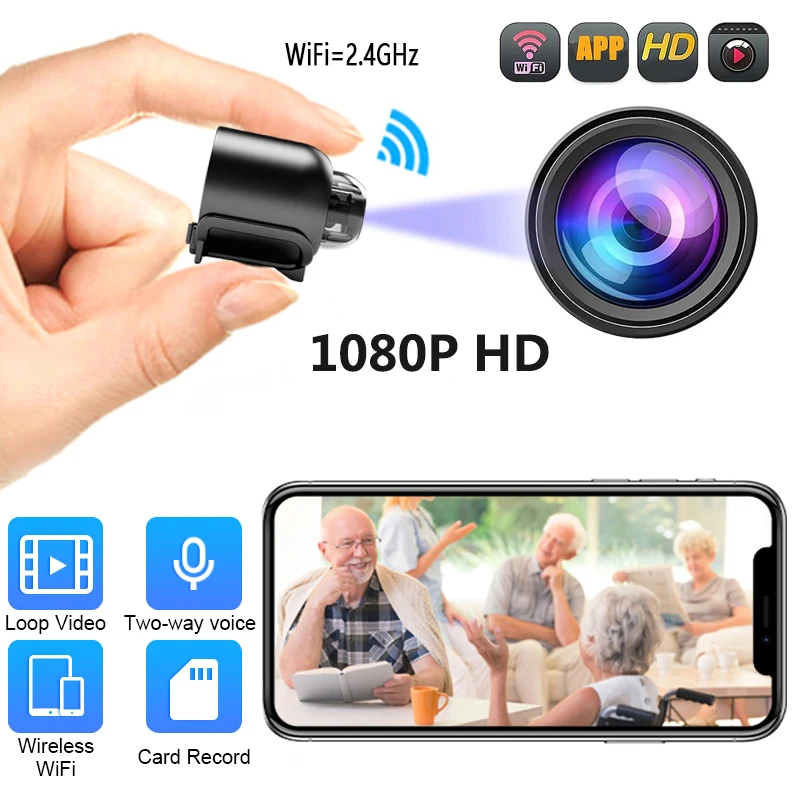 Anti-Roubo-Mini-C-mera-de-Vigil-ncia-IP-Cam-1080P-HD-WiFi-Monitor-de ...
